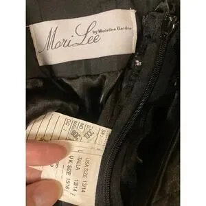 Mori Lee | Dresses | M 13 14 Mori Lee Black Silver Beaded Constelation ...